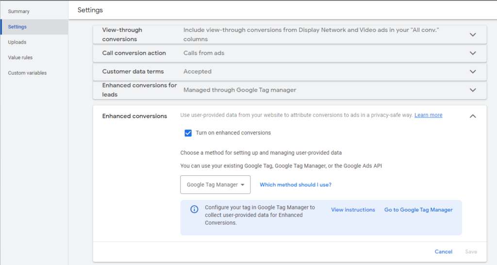 How to manually set up Google Ads Enhanced Conversions the easy way – ADDEN – Ambition For Your ...